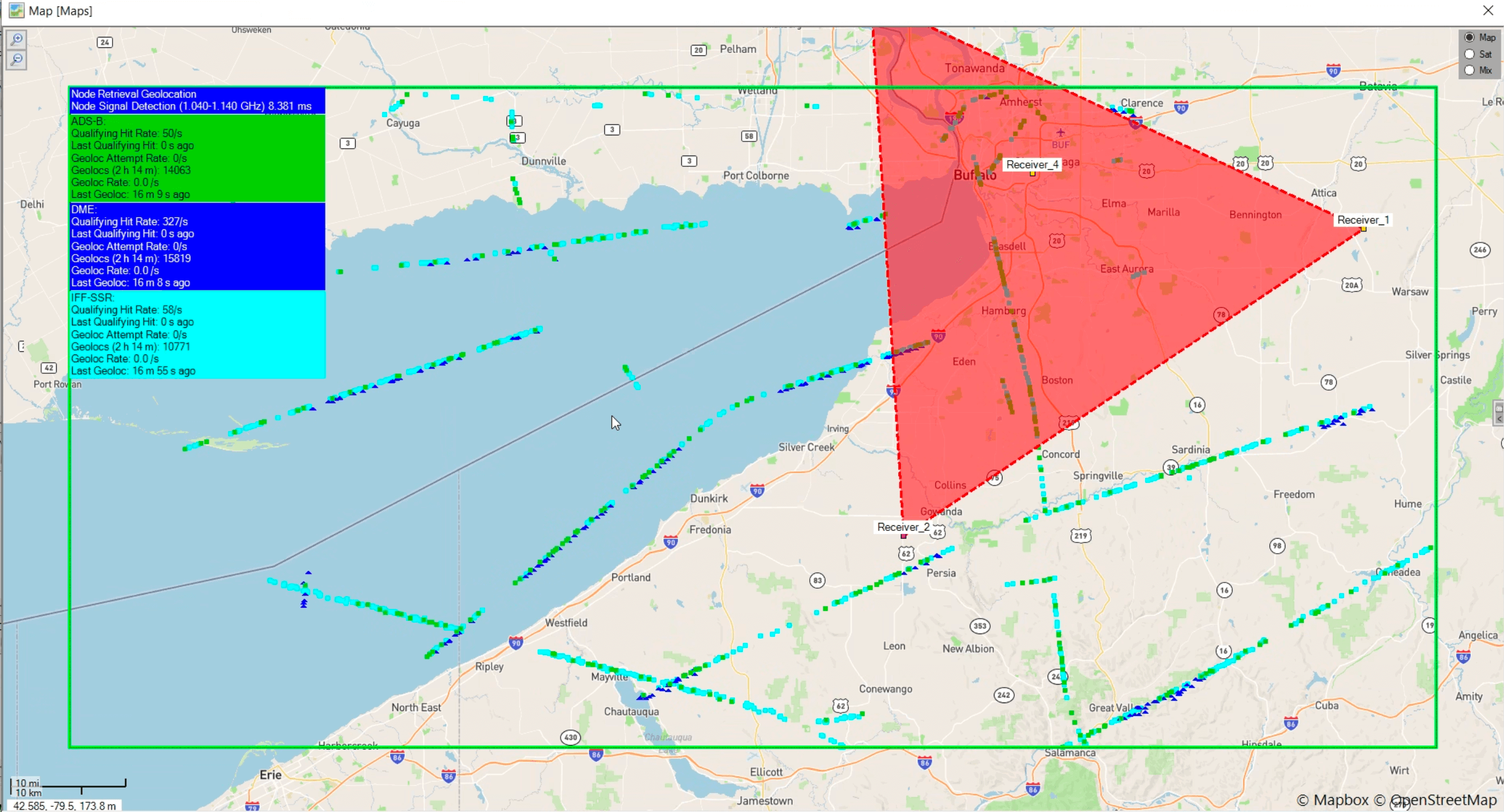 Passive air defense: geolocating airborne targets using detector-based ...